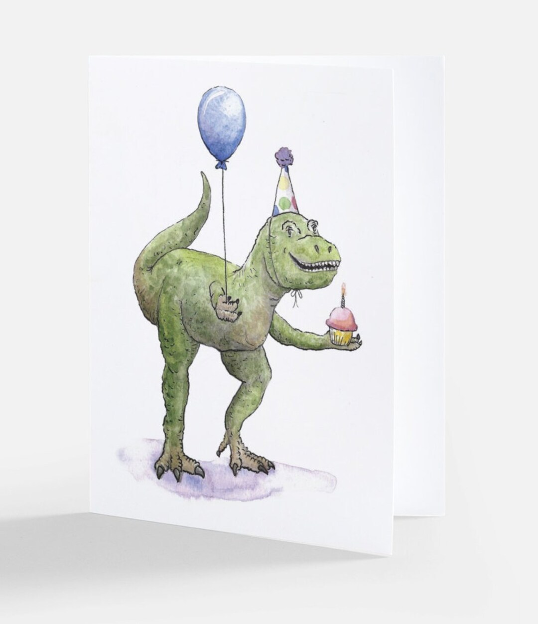 Tyrannosaurus Card - Etsy