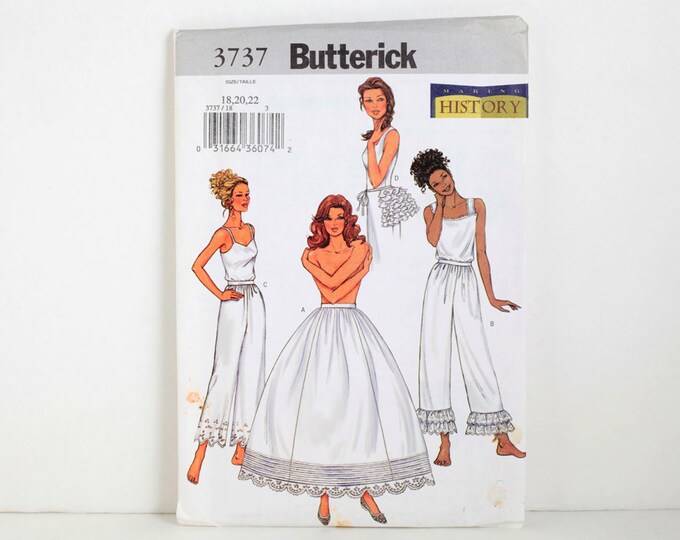Uncut NEW Sewing Pattern Butterick 3737 Ladies Undergarment Pettycoat ...