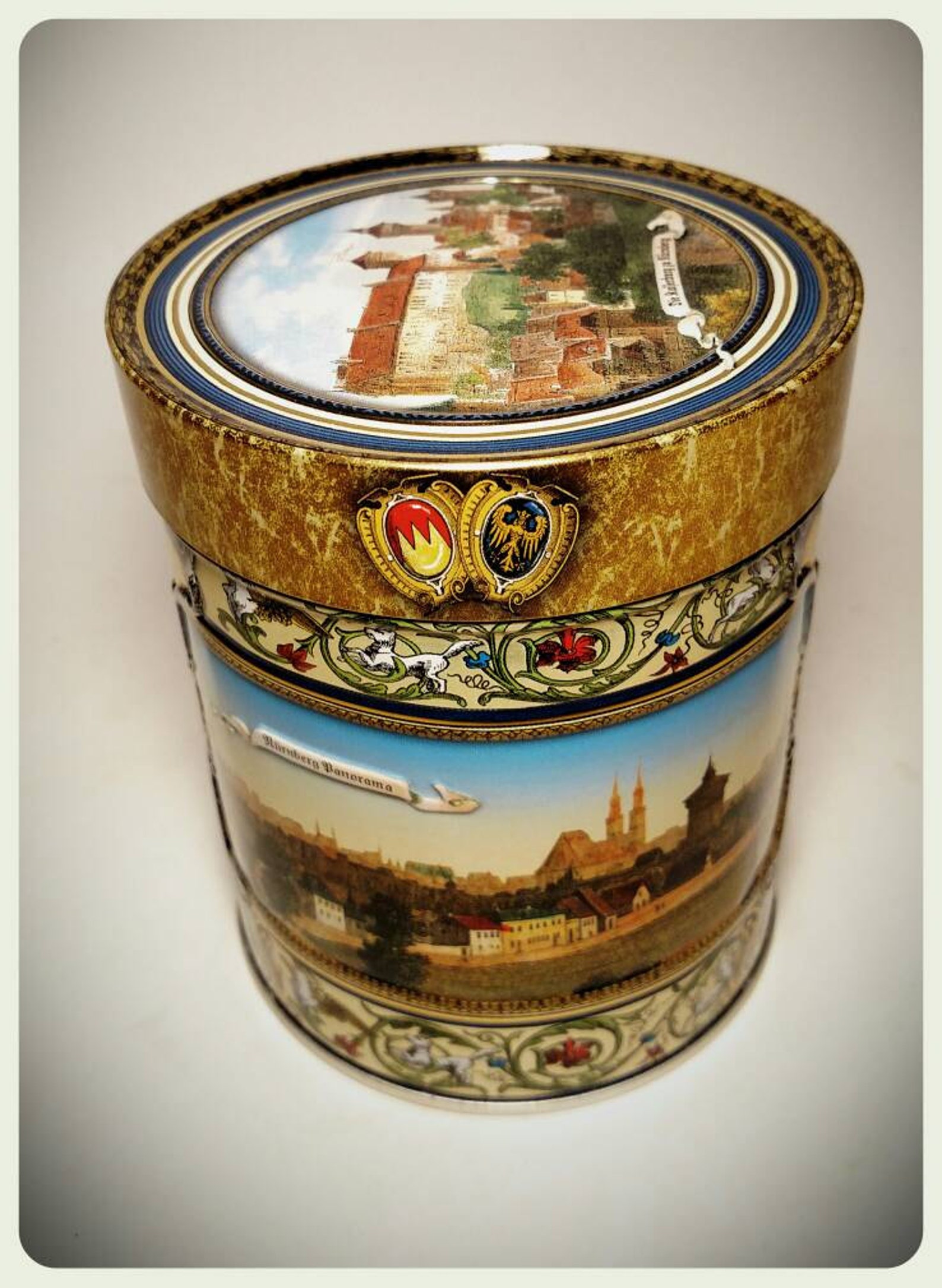 Collectible German Gingerbread Cookie Festive Tin/ Candy Tin / Storage ...