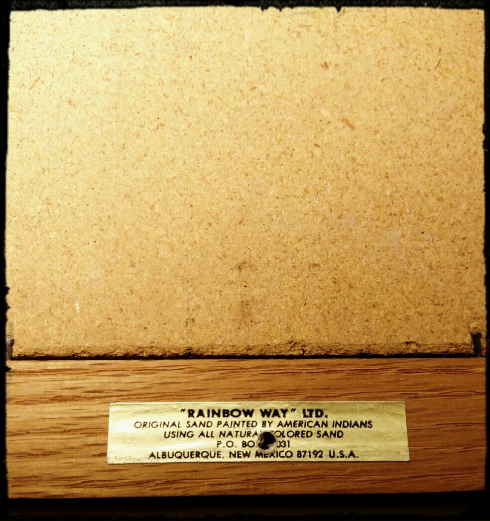 Collectible Navajo Rainbow Sand Art Signed by Ec/collectible - Etsy