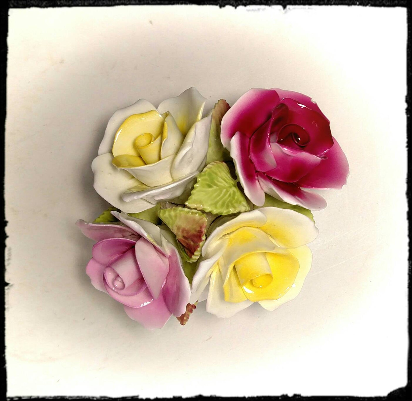 Vintage Royale Stratford Bone China Roses in Bowl/ Fine Bone - Etsy