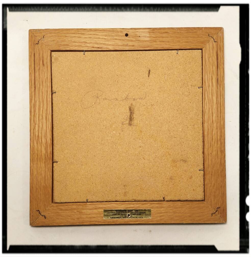 Collectible Navajo Rainbow Sand Art Signed by Ec/collectible - Etsy