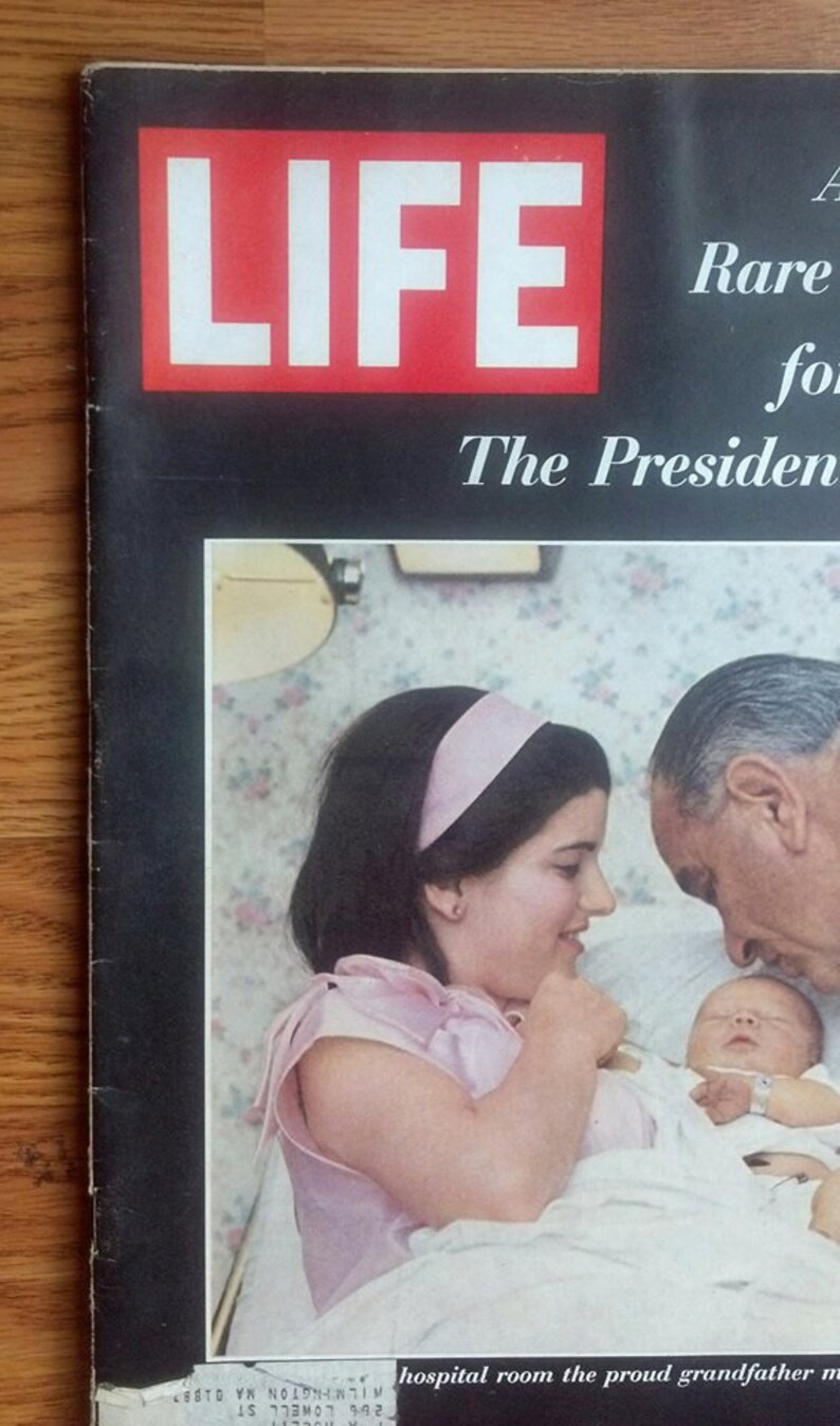 Collectible LIFE Magazine A Rare Photo for the President's - Etsy