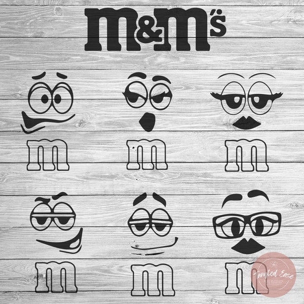 M&m Svg - Etsy