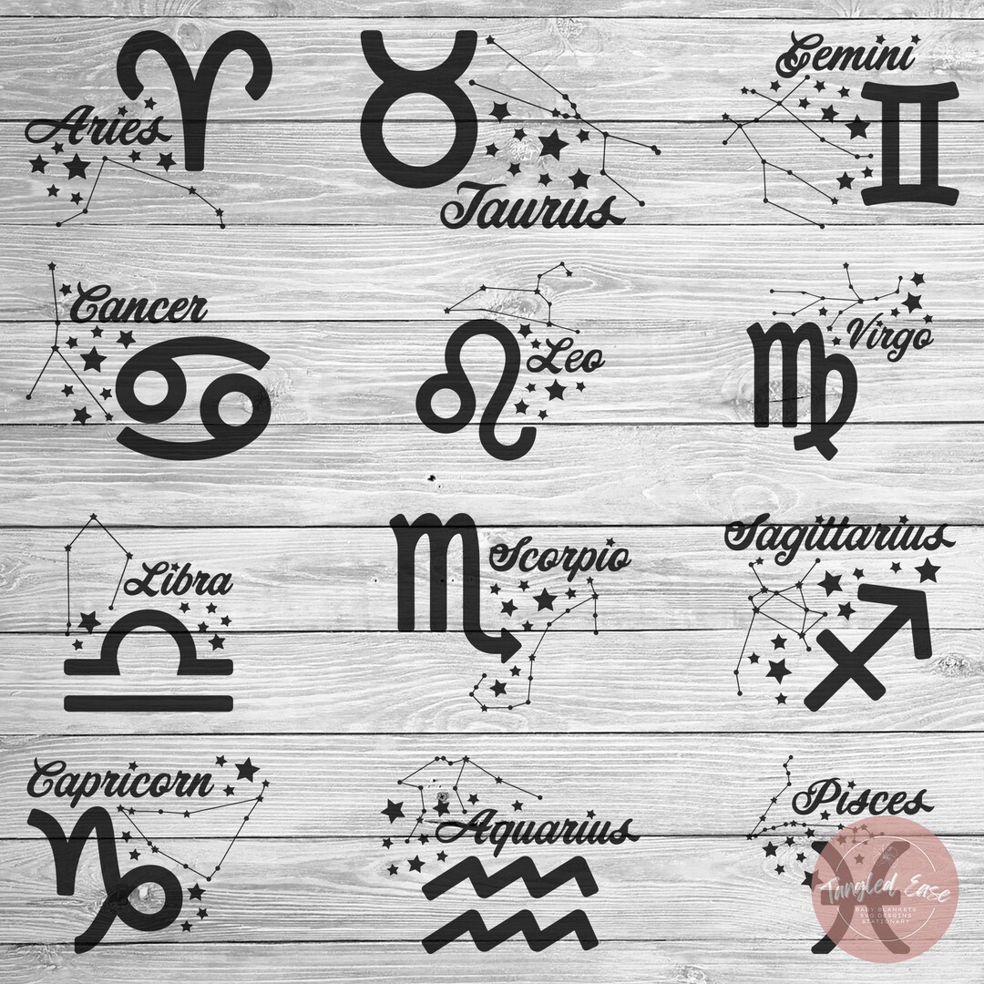 Zodíaco SVG / Signos del Zodíaco svg / Constelación svg / Horóscopo svg ...