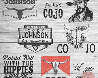 Cody Johnson Svg - Etsy Canada
