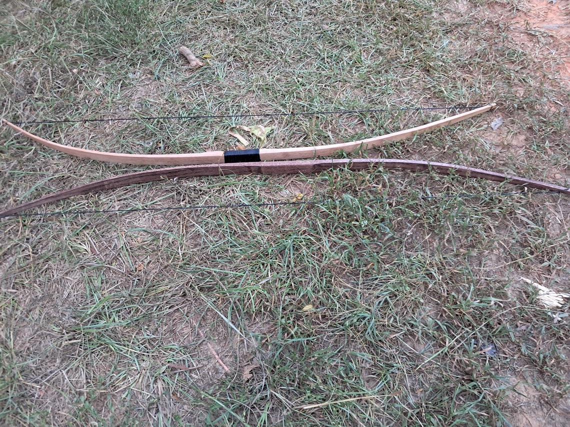 66" Handmade Red Oak Longbow - Etsy