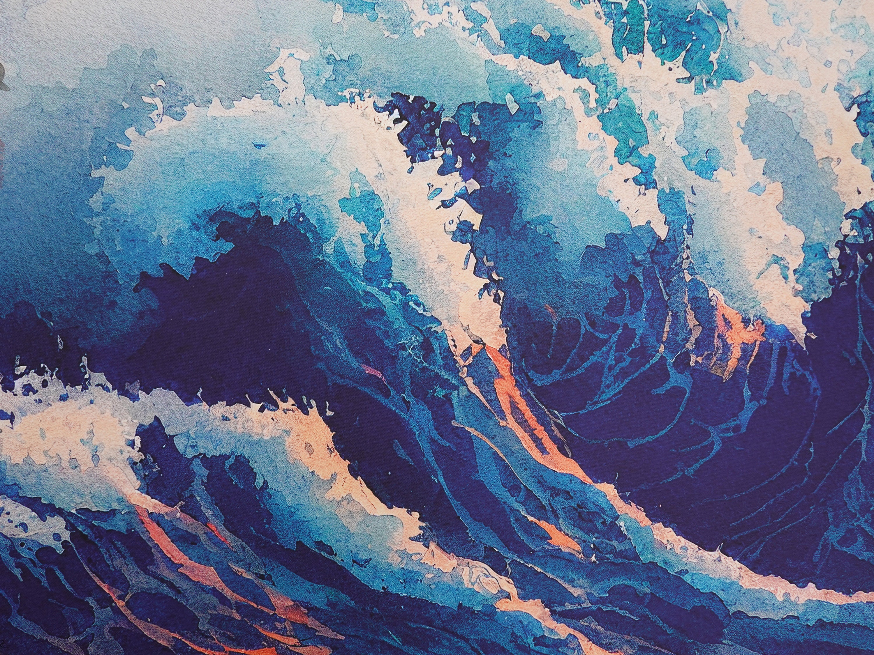 Great Wave DS0164 Seascape Large Digital Giclée Print on - Etsy