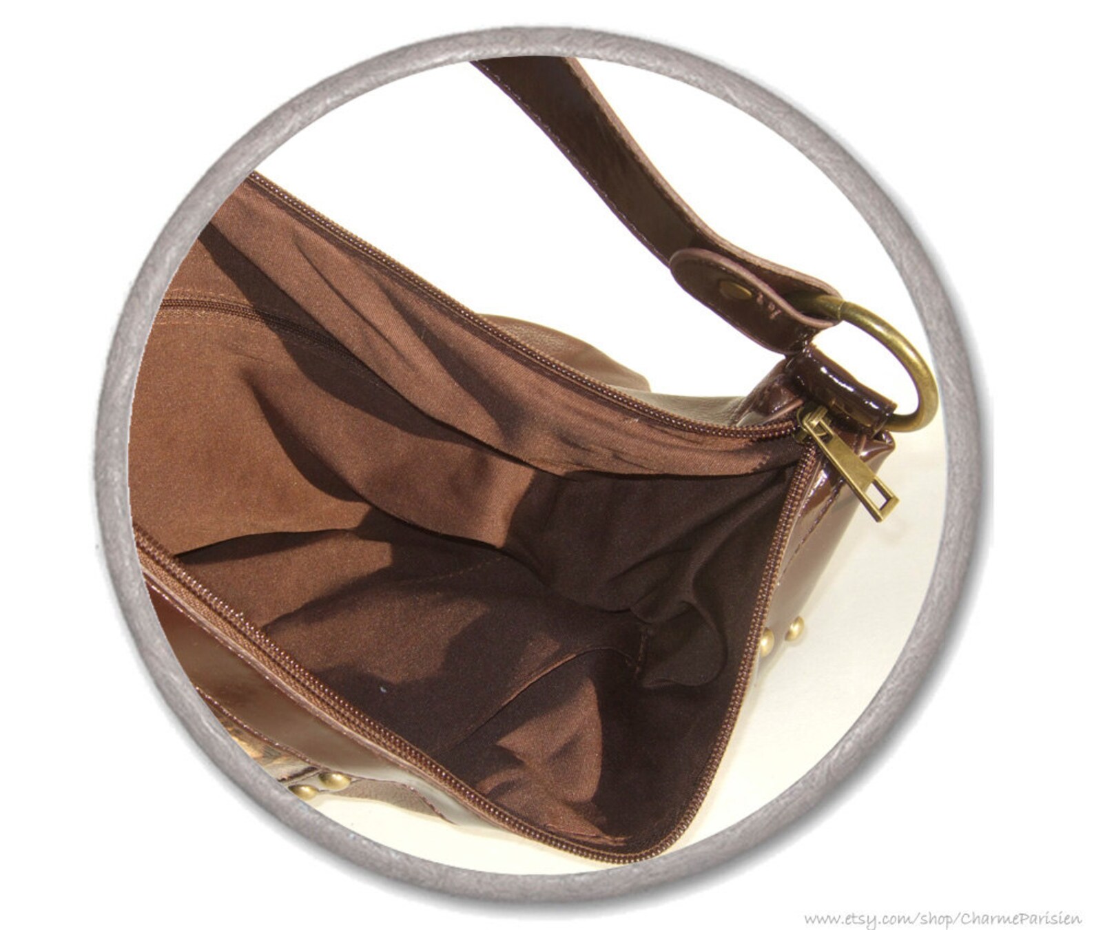 Shabby Chic BAG - Everyday Bag - Decoupage Bag - Faux Leather Bag ...