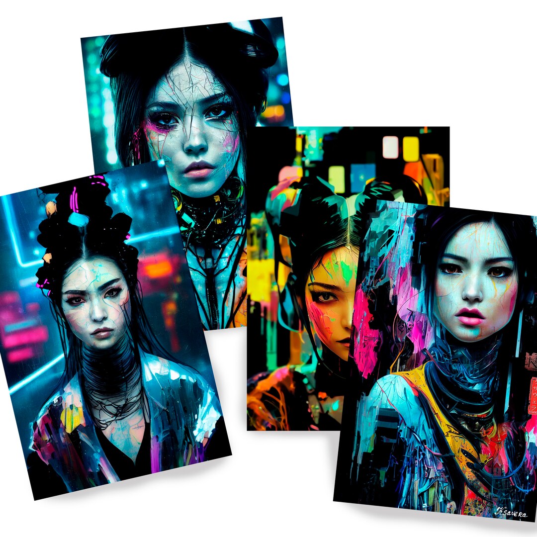 Cyber Girls DS0015 - Limited Edition 10 - Print Set of 4 Sheets ...