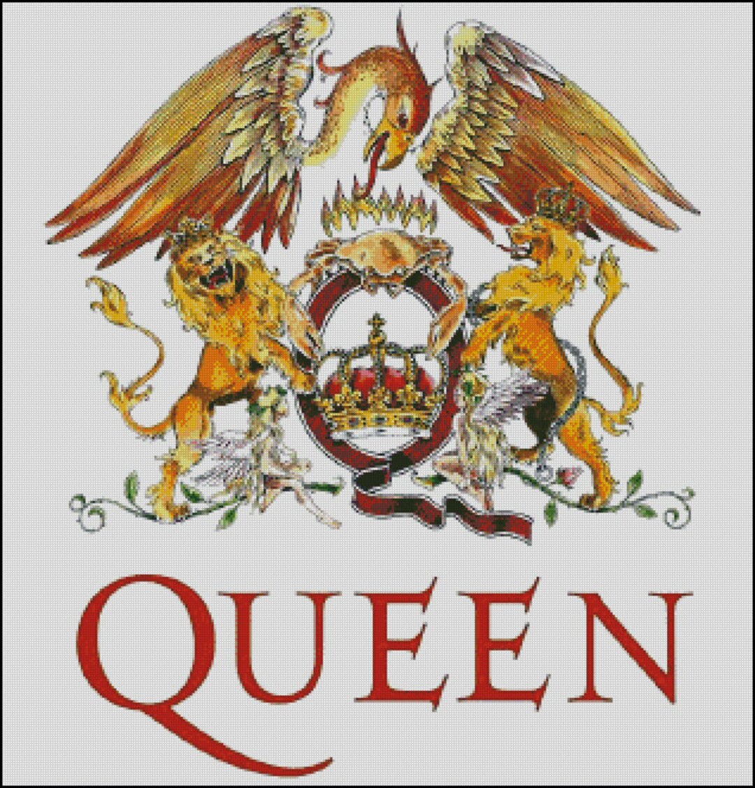 PDF Cross Stitch Pattern, Queen, Downloader Chart - Etsy