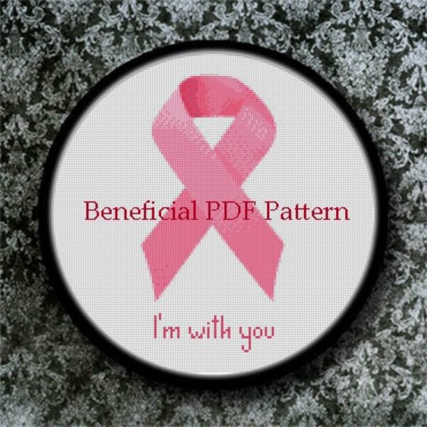 Breast Cancer Cross Stitch Pattern - Etsy
