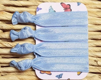 Blue Hair Ties | Etsy