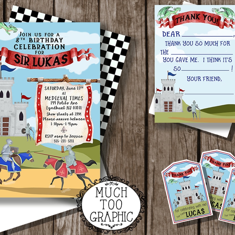 Medieval Invitation - Etsy