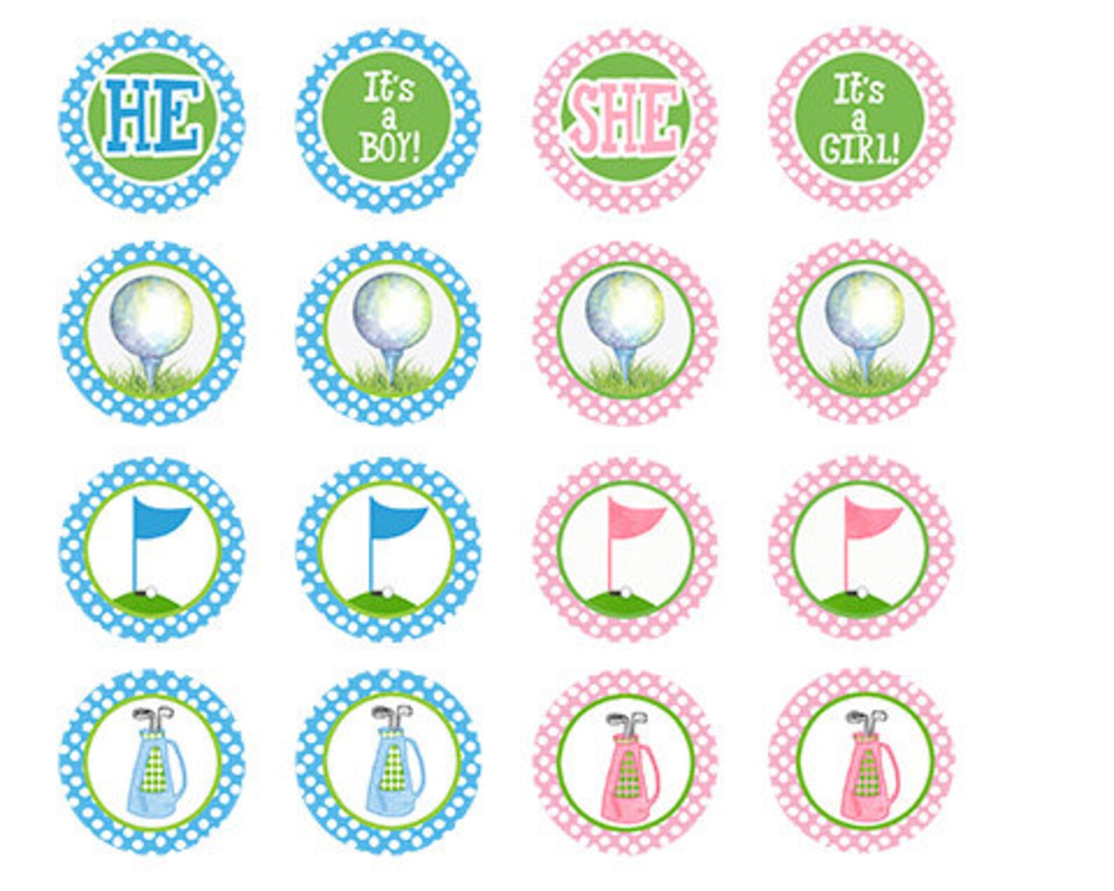 Golf Gender Reveal Party Invitation Golf Baby Shower - Etsy