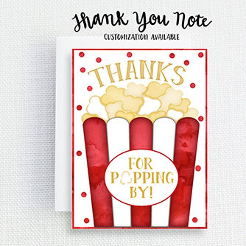 Popcorn Invitation / Movies Birthday Party / Movies Invitation / Pop on ...