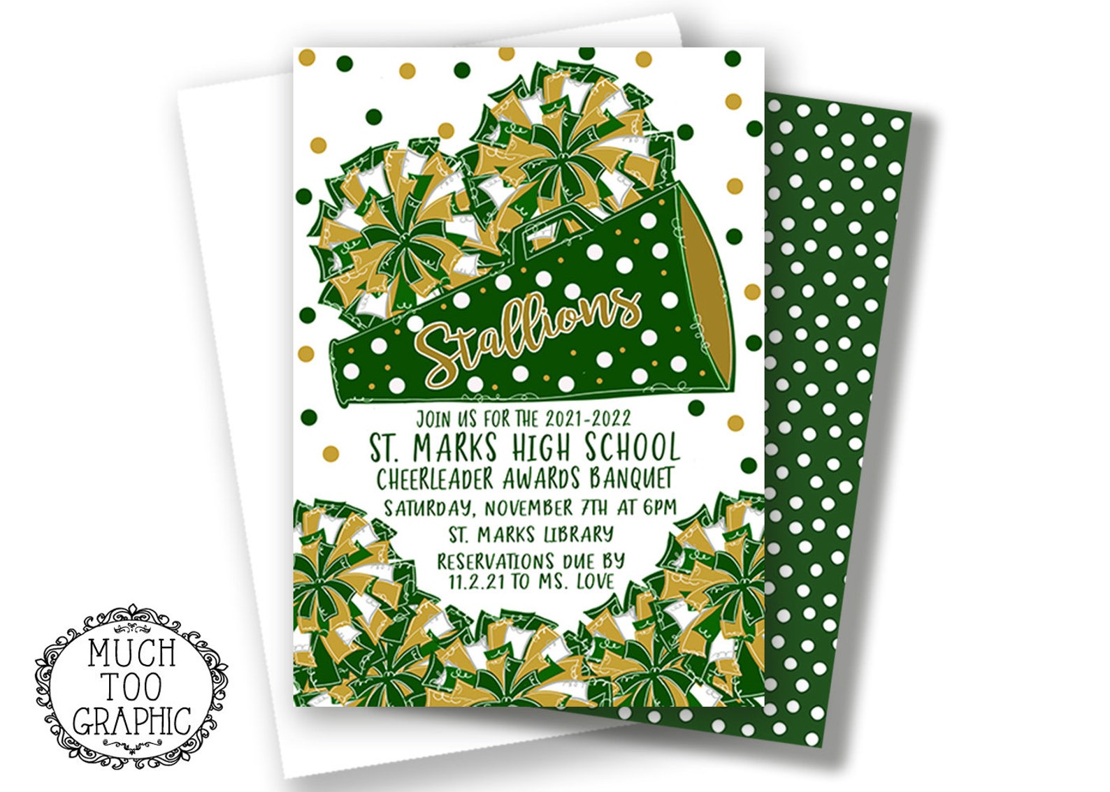 Cheerleading Birthday Invitation Cheer Banquet Cheerleader | Etsy