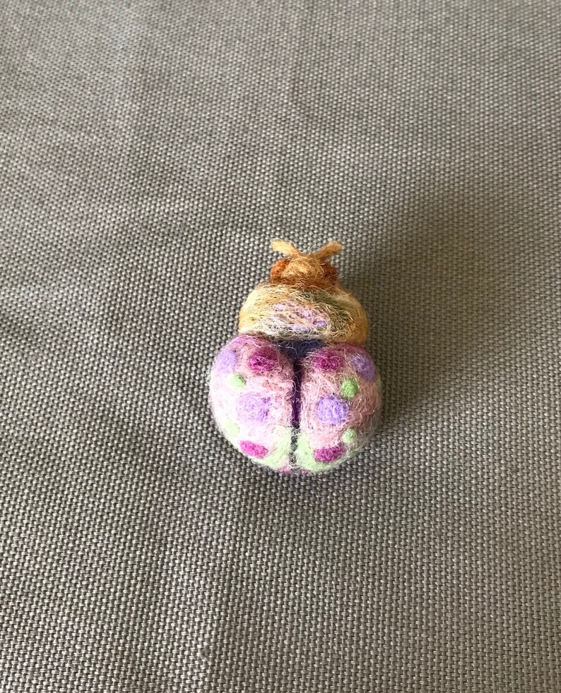 Polka Dot Beetle, Felted Wool Creation - Etsy