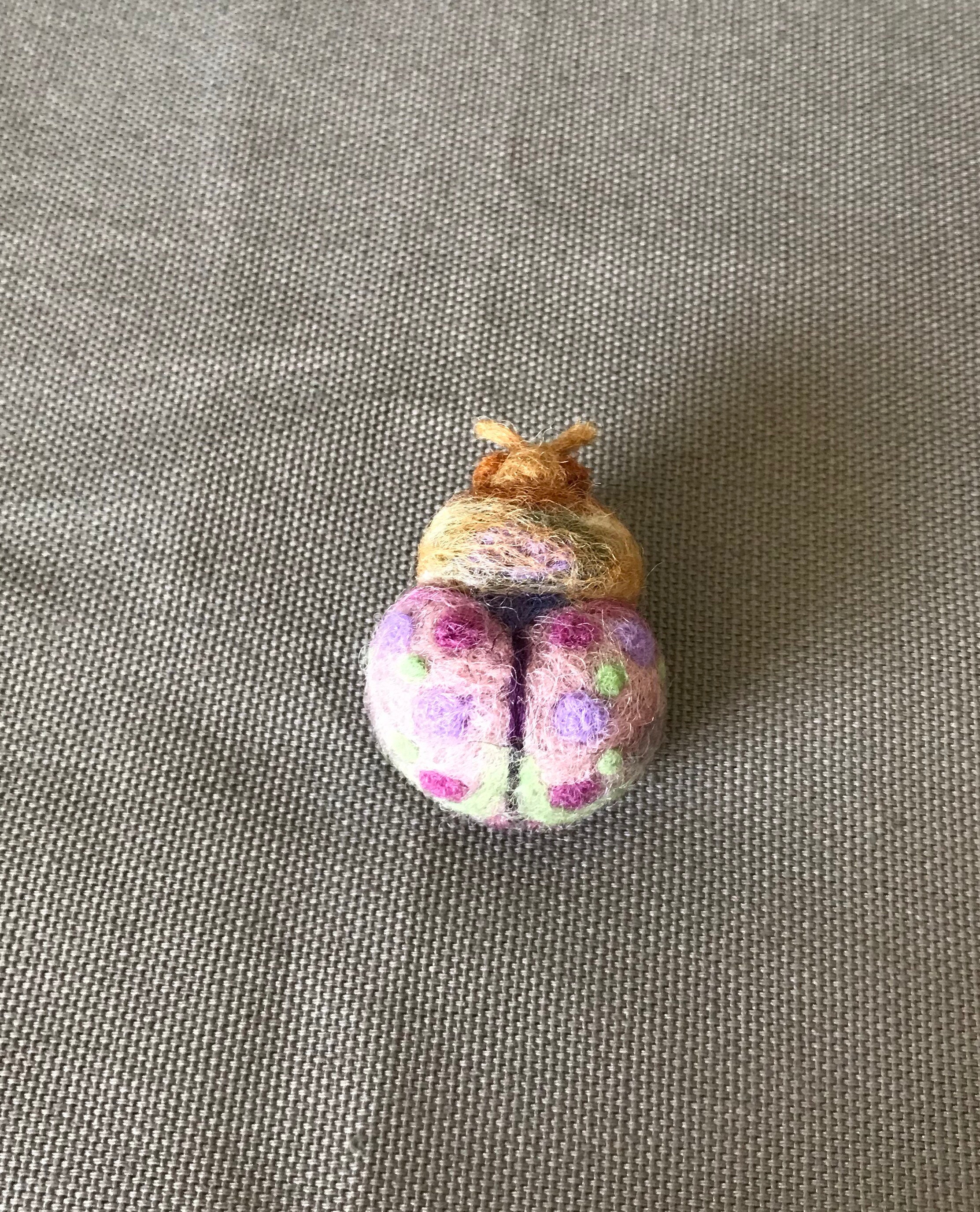 Polka Dot Beetle, Felted Wool Creation - Etsy