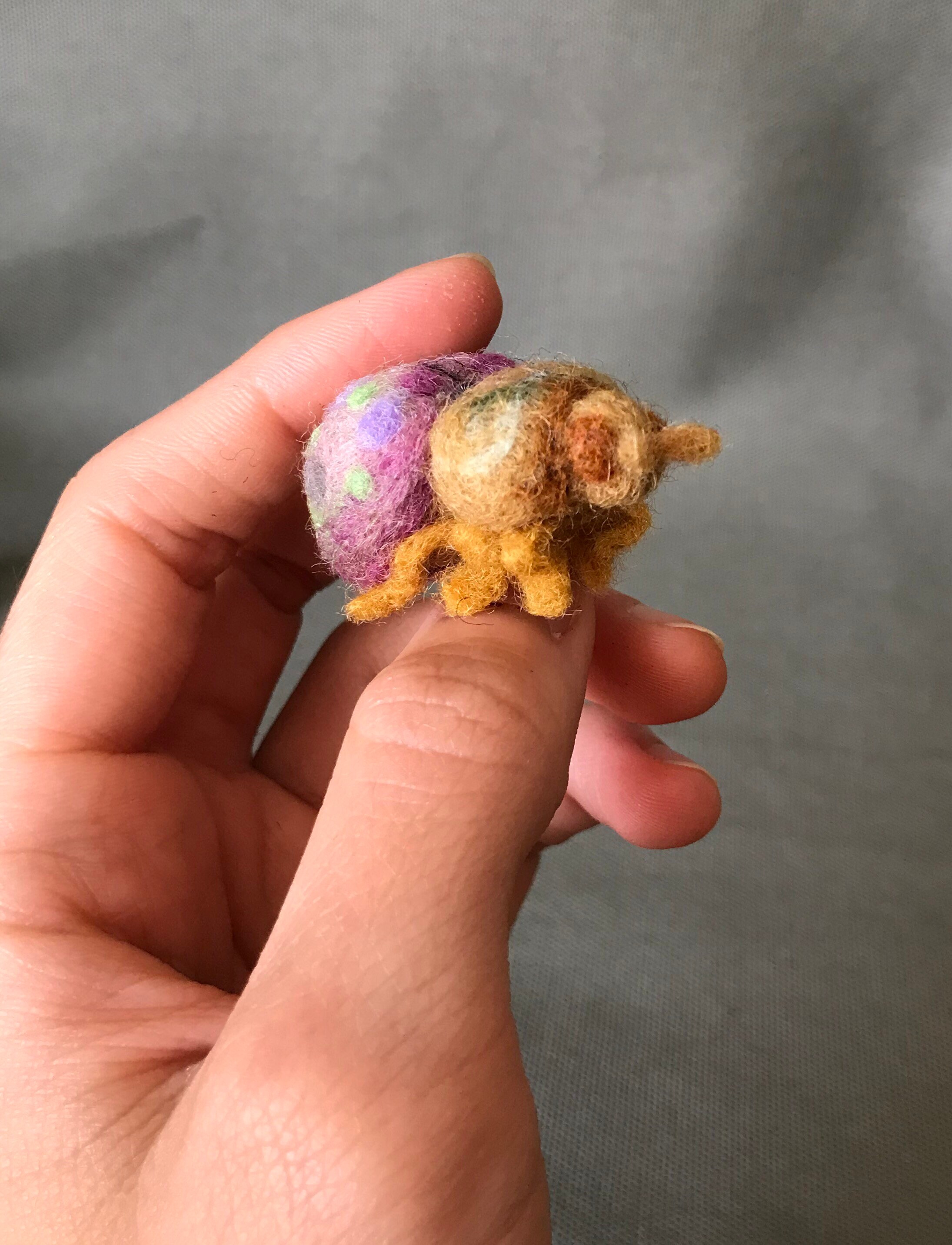 Polka Dot Beetle, Felted Wool Creation - Etsy