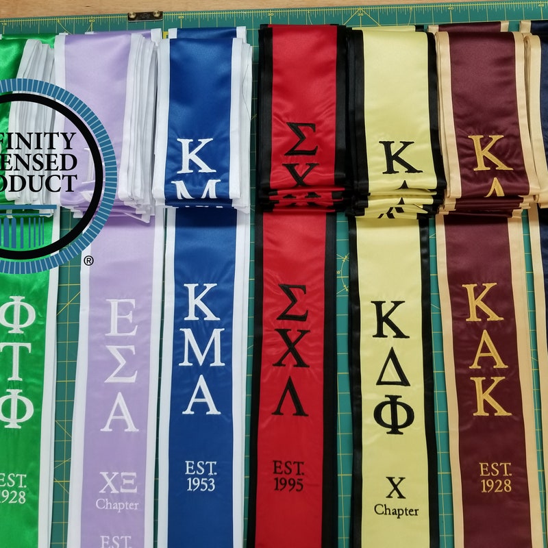 Greek Graduation Stole - Etsy