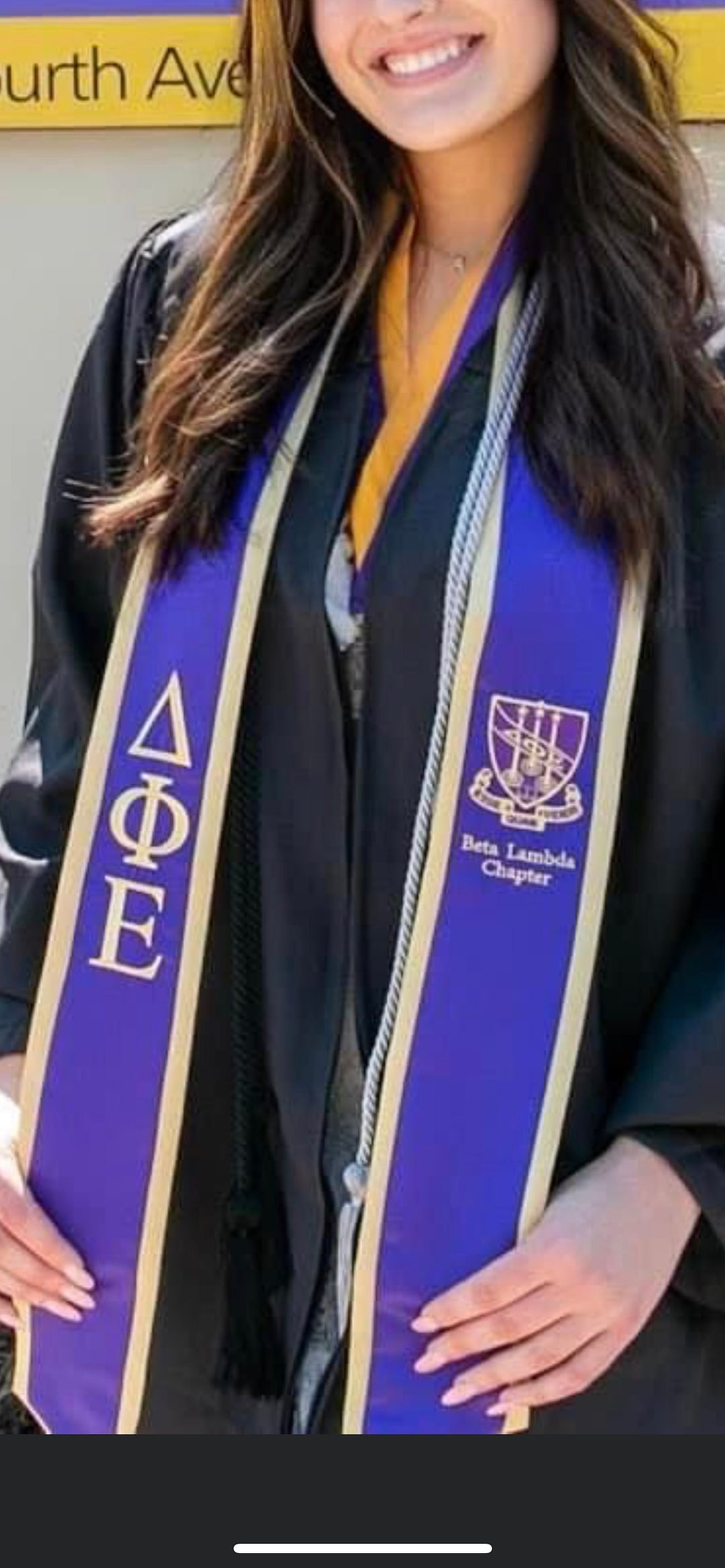Delta Phi Epsilon Graduation Stoles - Etsy