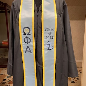 Omega Phi Alpha Graduation Stoles - Etsy