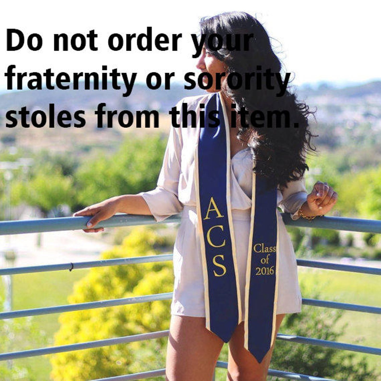 Custom Embroidered Satin Stoles Graduation Birthdays | Etsy