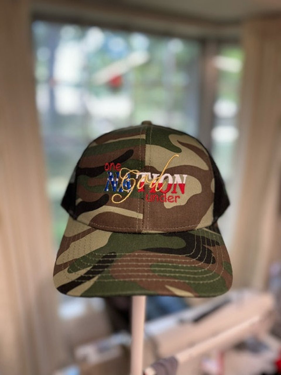 One Nation Baseball Hat - Etsy