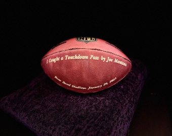 Custom Embroidered Footballs - Etsy
