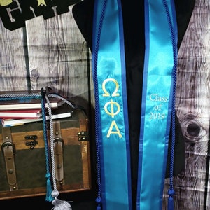 Omega Phi Alpha Graduation Stoles - Etsy