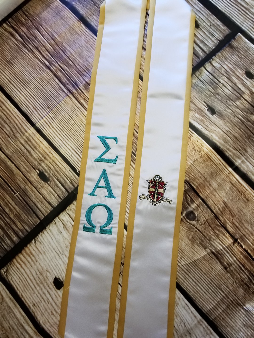Sigma Alpha Omega Graduation Stoles - Etsy