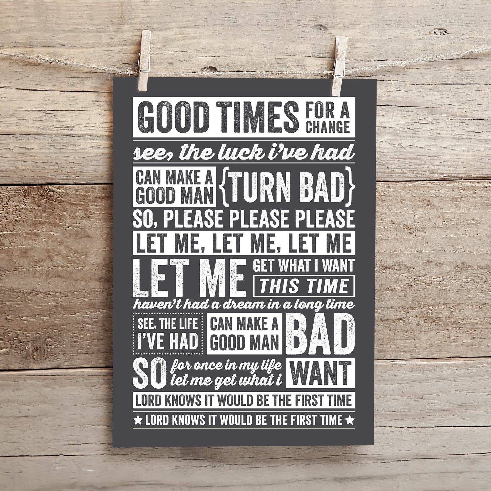 The Smiths Lyrics | Typographic Print | Please Please Please Let Me Get ...