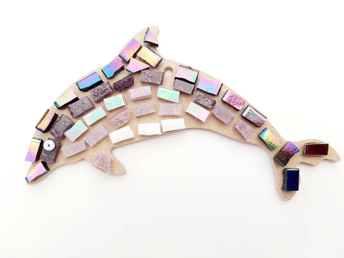 Dolphin Mosaic Decoration Kit: DIY Make Your Own Party - Etsy
