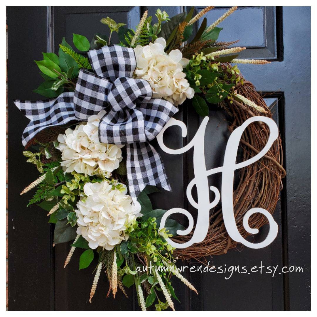 Everyday Wreaths, YEAR ROUND Front Door Decor - Neutral Cream Wreath ...