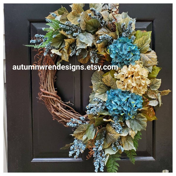 Turquoise Wreath - Etsy