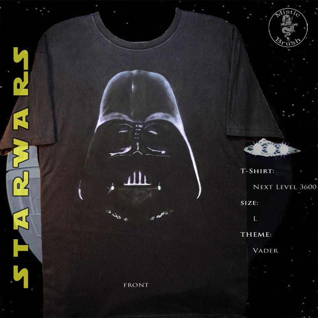 Custom Airbrushed Sci-fi Apparel, Unique Star Wars Fan Gift, L, Men's ...