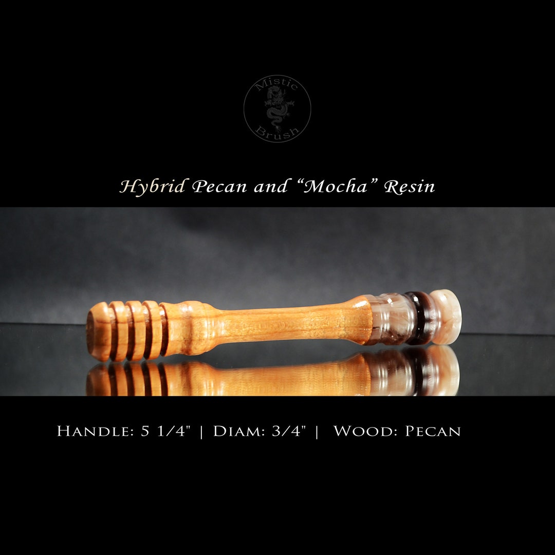 Hybrid Resin and Wood Honey Dipper | Unique Design | Colorful | Hand ...
