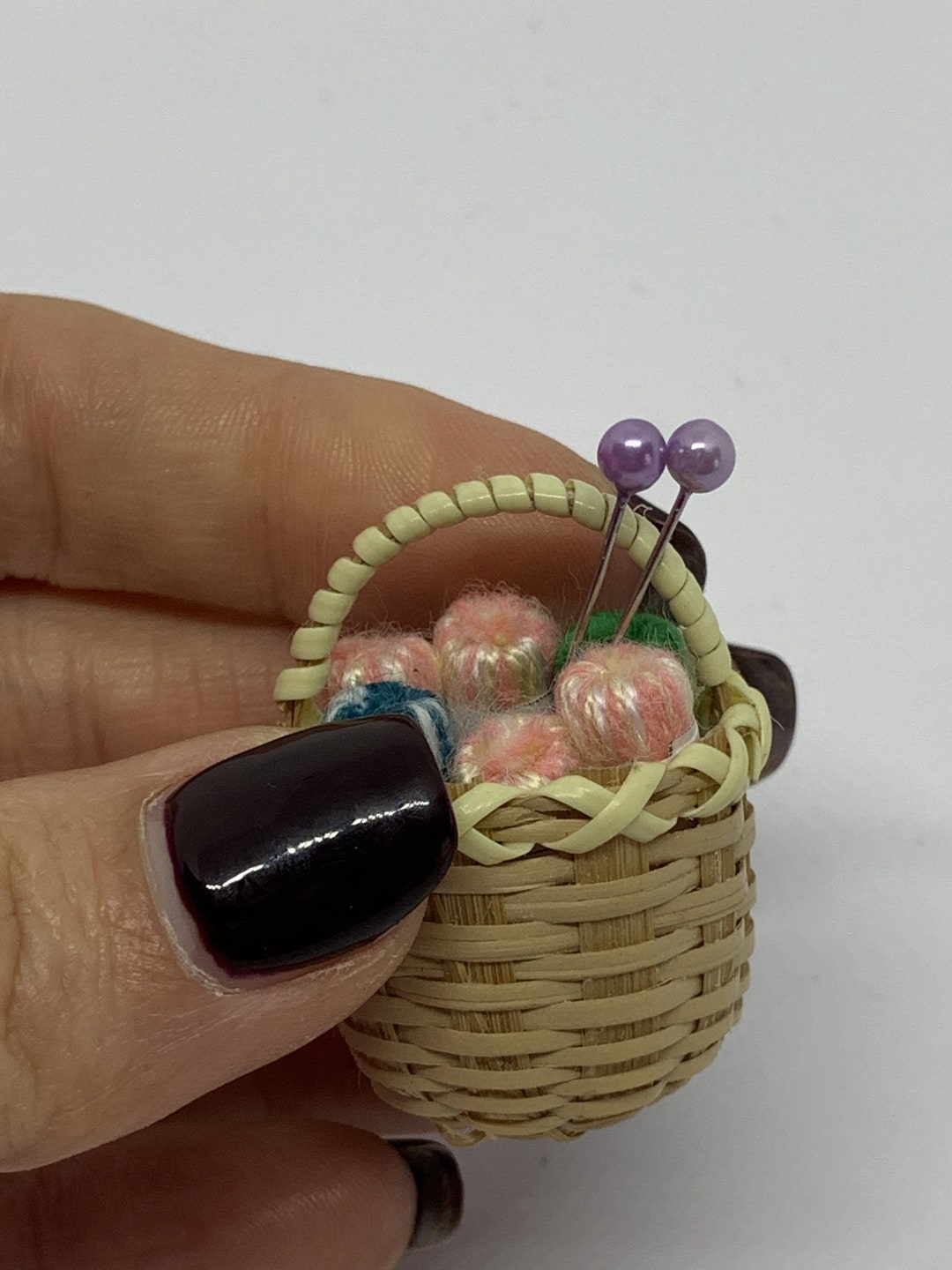 1/12th Scale Miniatures Dolls House Miniatures Wicker Basket QCL119 - Etsy