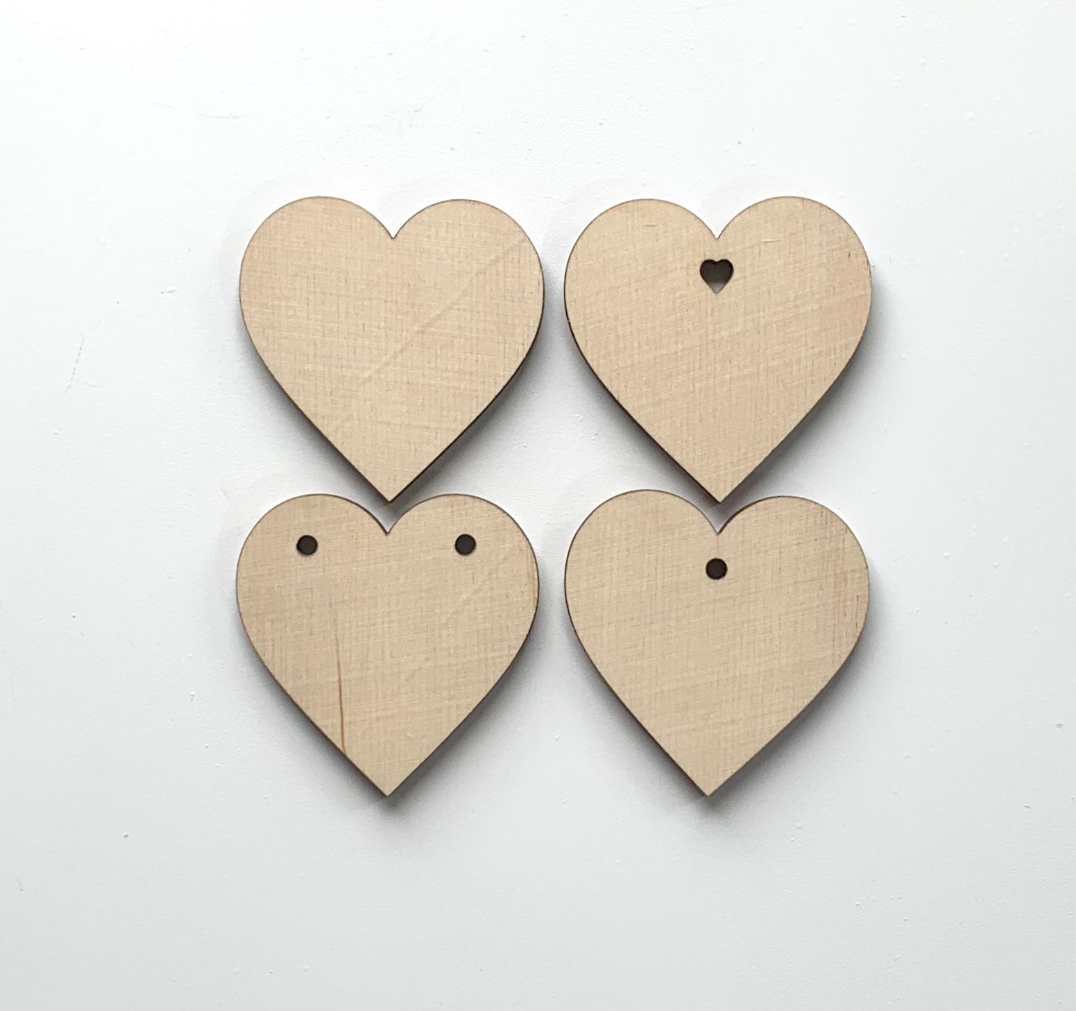 5cm Wooden LOVE HEARTS Craft Hanging Shape Gift Tag Wedding - Etsy