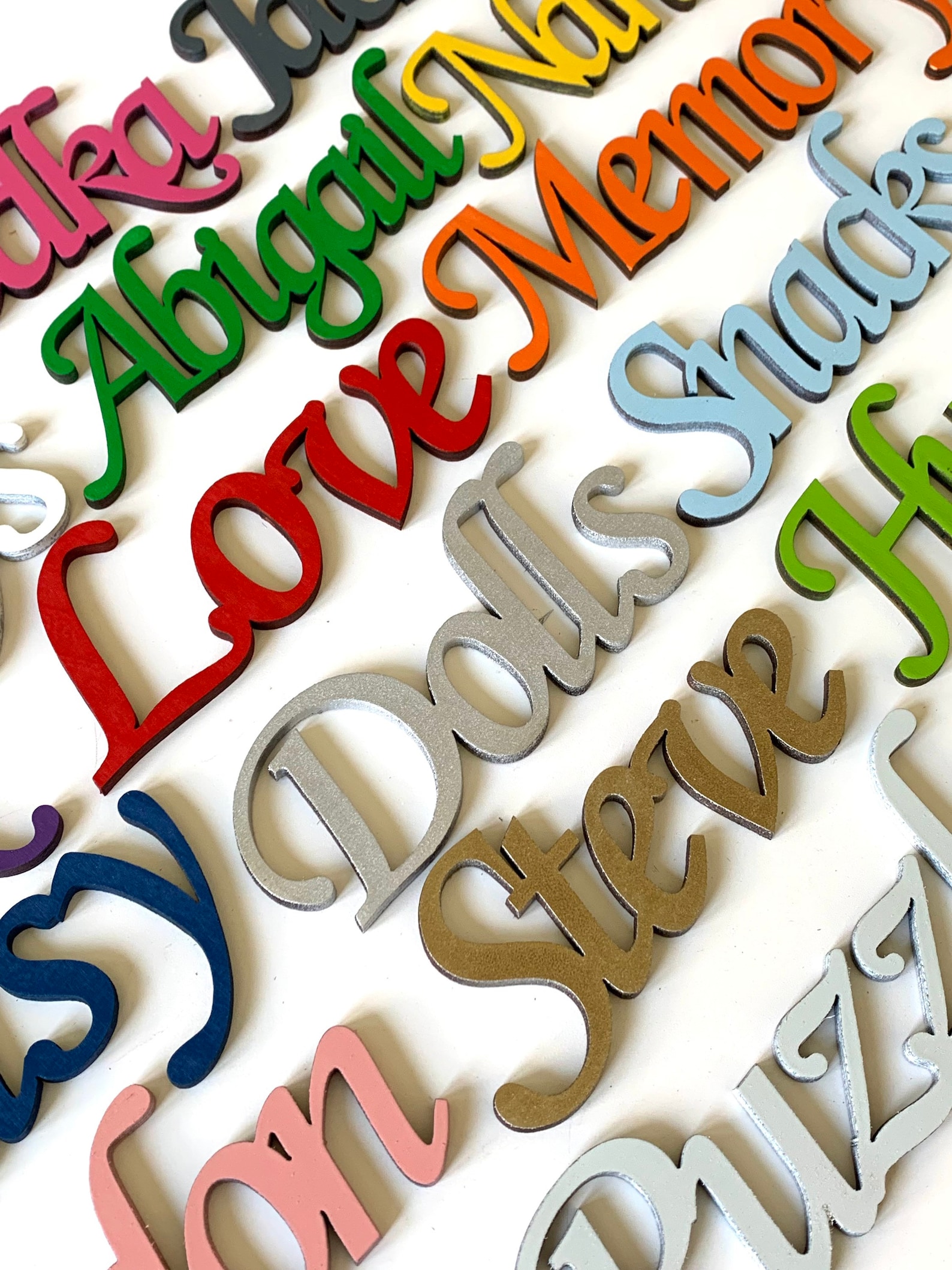 Toy Box Wooden Letters and Names Wall Art Personalised Names - Etsy