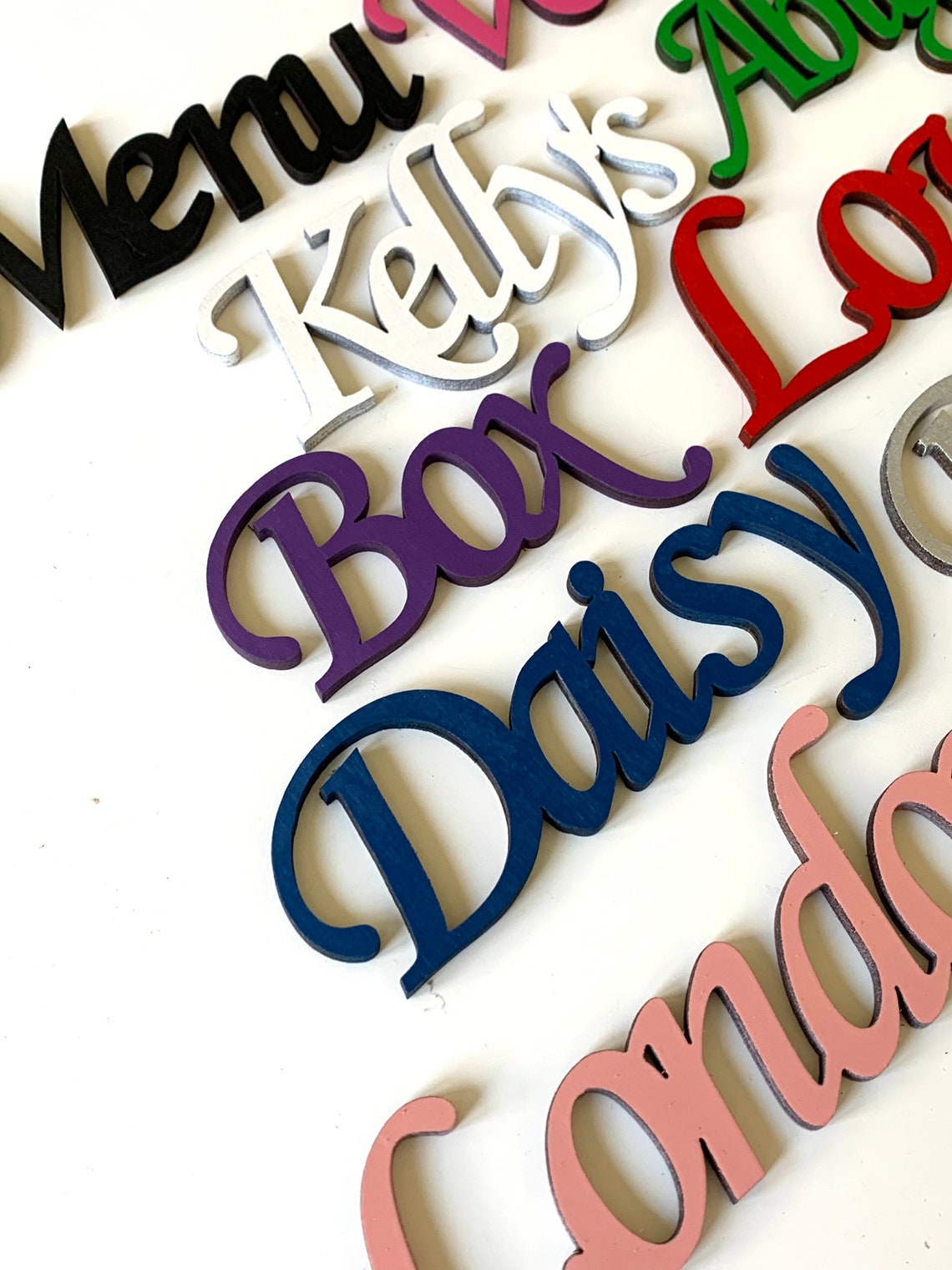 Toy Box Wooden Letters and Names Wall Art Personalised Names - Etsy