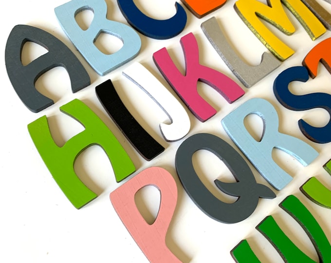 Standard Wooden Letters, Painted for Free, Wooden Names, Wall Art ...