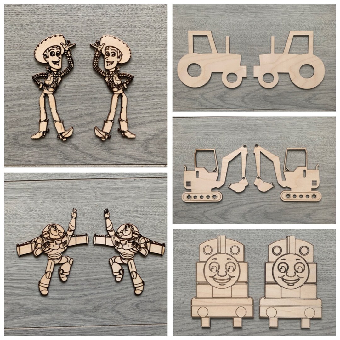 Woody From Toy Story Shape Shapes Wooden Shapes Kids - Etsy