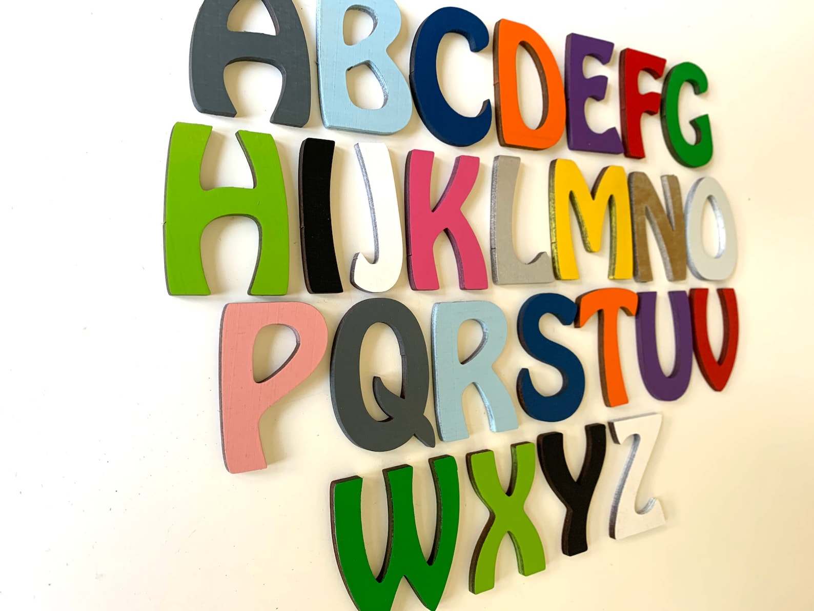 Standard Wooden Letters, Painted for Free, Wooden Names, Wall Art ...