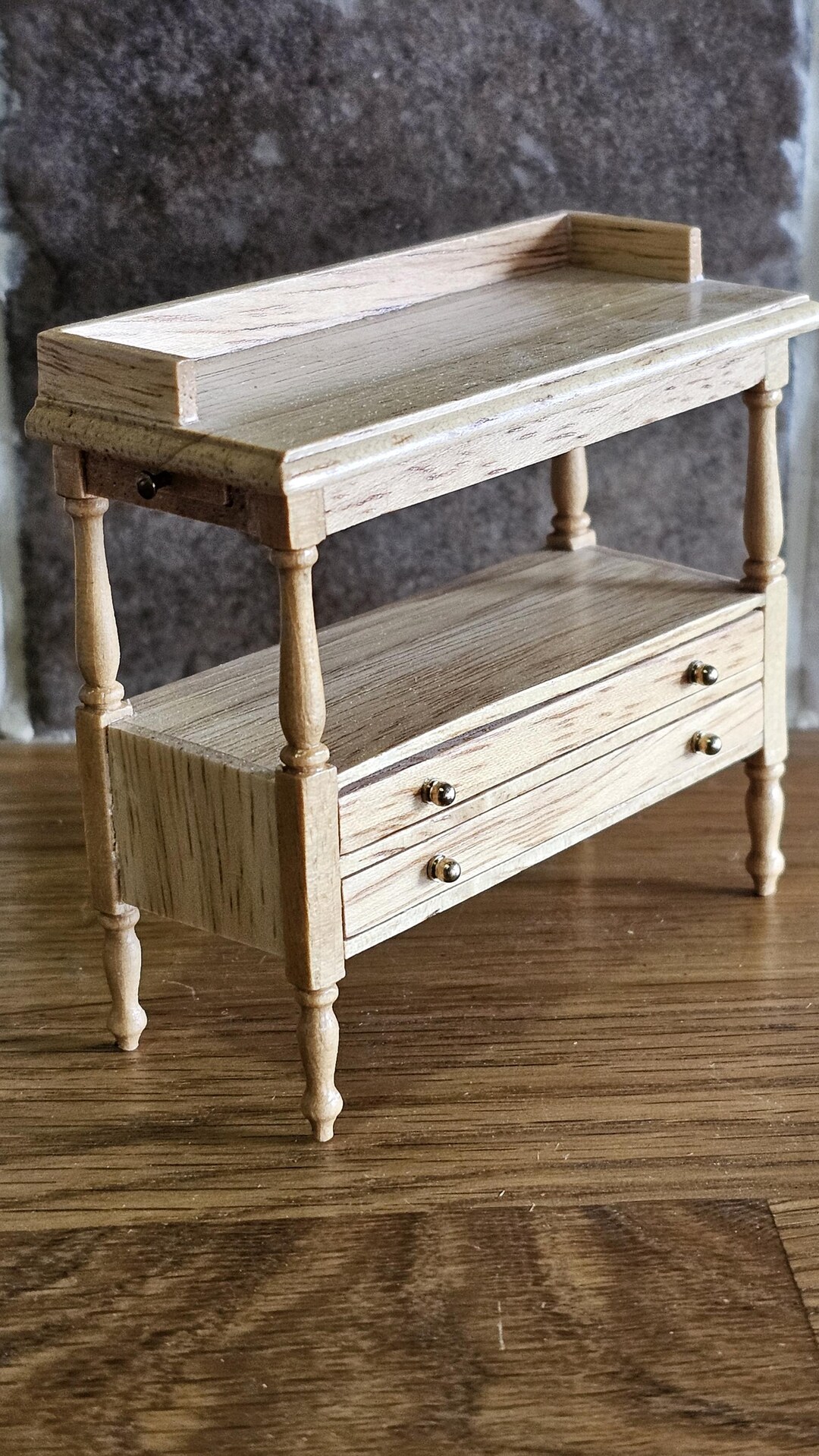1:12th Doll House Scale Miniatures, Side Table, Dolls House Furniture ...