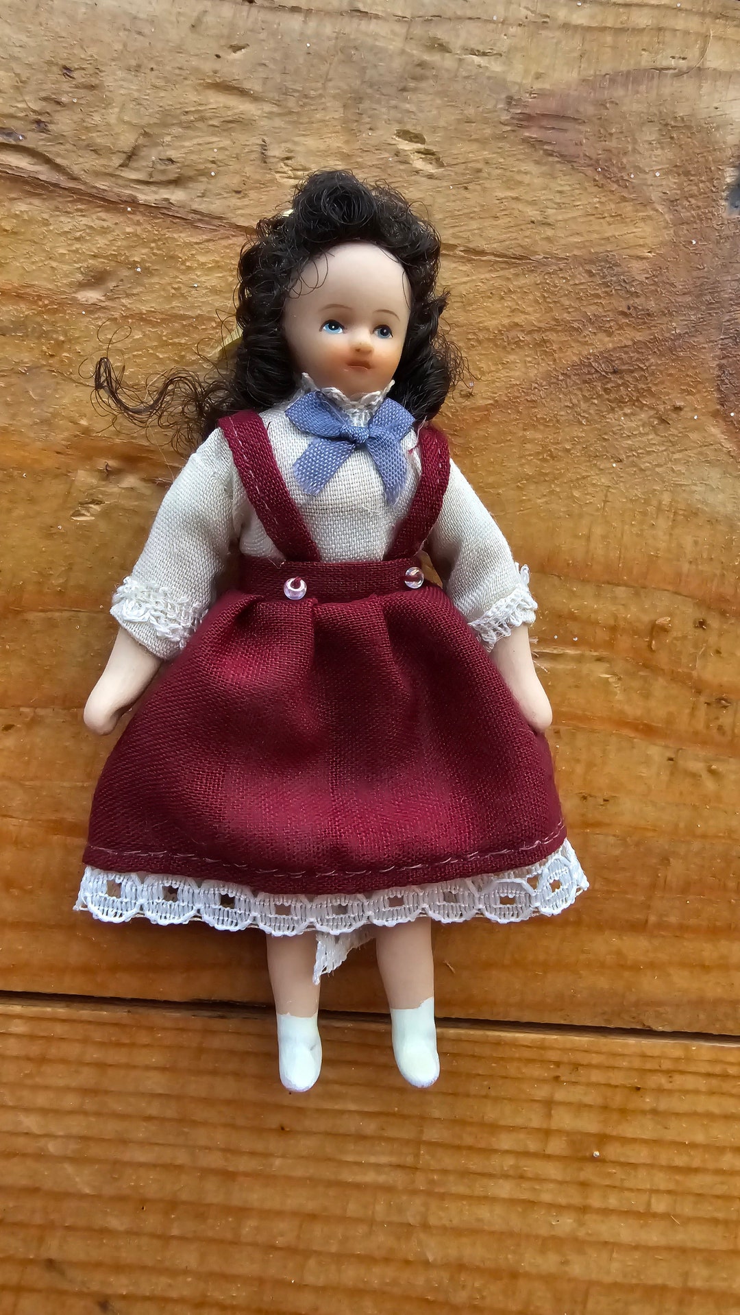 1:12th Scale Doll, Dolls House Miniature, Pre Owned / Doll QDLL146 - Etsy