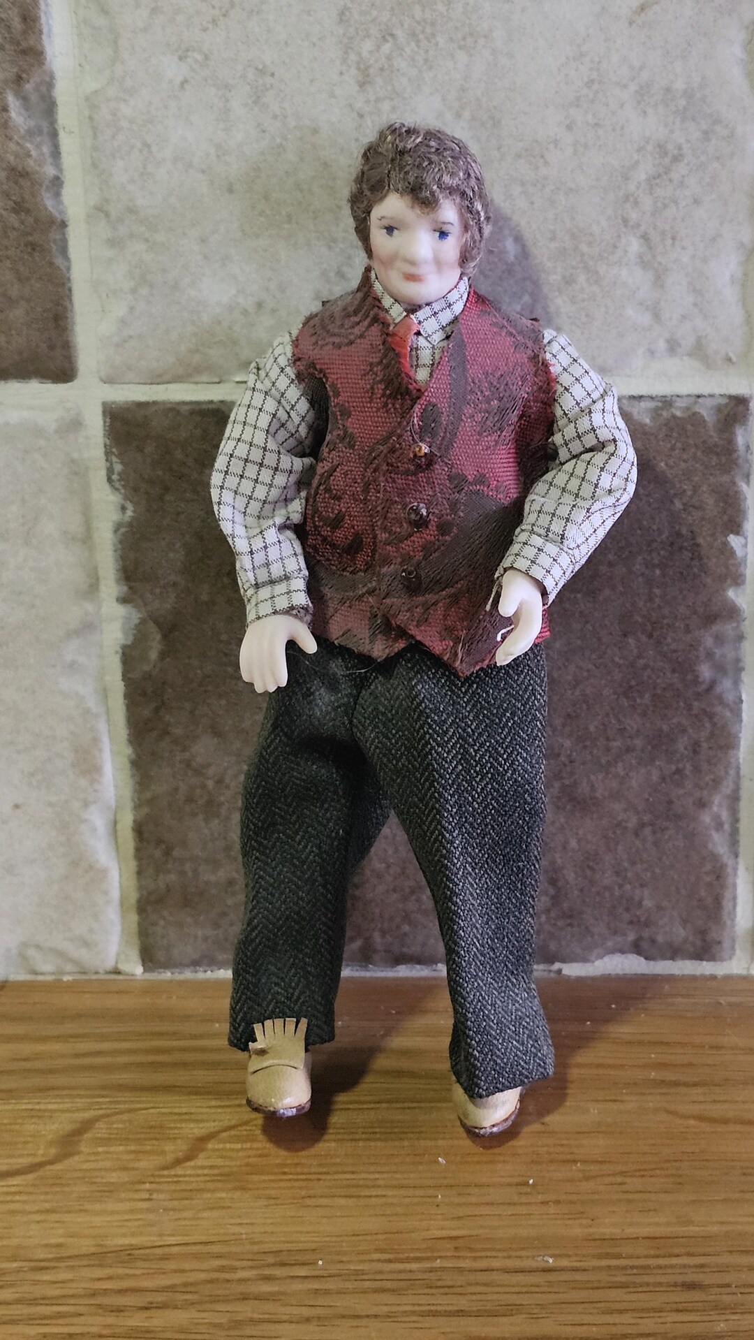 1:12th Scale Doll, Dolls House Miniature, Doll, Dolls House Doll, Doll ...