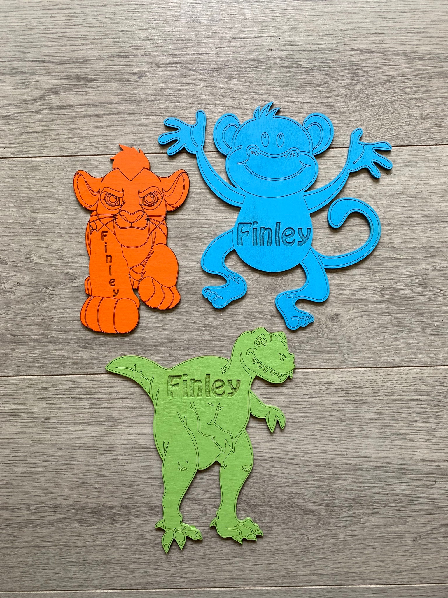 Personalised Wooden Shape Plaques Door and Wall Plaques Wall - Etsy