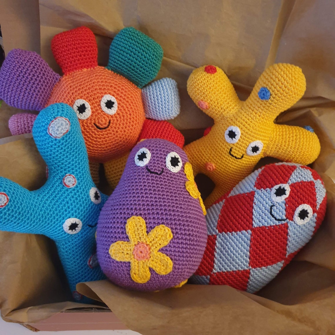 Purple Balloon Character With Flowers - Etsy